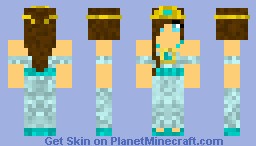 Isanne the Ice goddess- Minecraft Skin