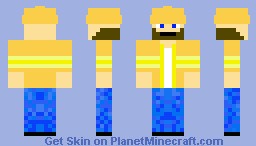 construction worker Minecraft Skin