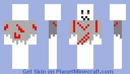 red ghost Minecraft Skin