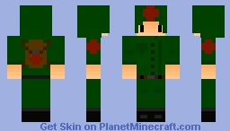 army medic with a helmet Minecraft Skin