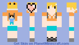 fan girl Minecraft Skin