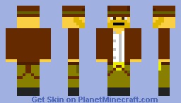 Indiana Jones Minecraft Skin