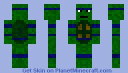 blue ninja turtle Minecraft Skin