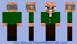 Grumpy Grandad Minecraft Skin