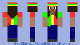 Bob marley Minecraft Skin