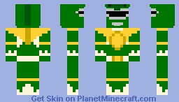 MMPR green ranger Minecraft Skin