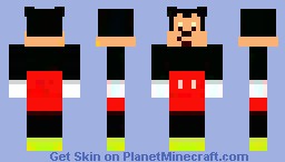 Micky Mouse Minecraft Skin