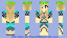 Water Goddess Minecraft Skin