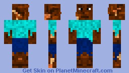 mutant steve poop monster Minecraft Skin