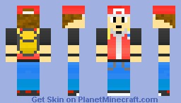 Pokemon Trainer Minecraft Skin