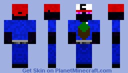 hat man Minecraft Skin