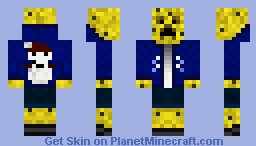 Cheesy creeper winter edition Minecraft Skin
