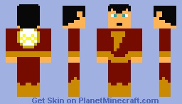 captain marvel Minecraft Skin