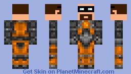 Gordon freeman Minecraft Skin