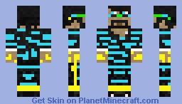 Techno Usher (Captain Sparklez) Minecraft Skin