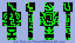 infected block Minecraft Skin