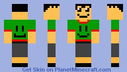 green smiley Minecraft Skin