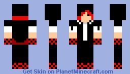 Red Emo Dude Minecraft Skin