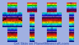 Rainbow Elmo (First Ever Skin) Minecraft Skin