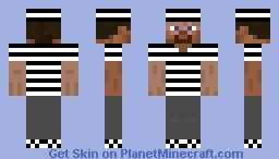 Steve Prison Minecraft Skin