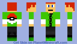 Pokemon Trainer skin Minecraft Skin