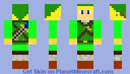 Toon link Minecraft Skin