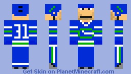 Canucks Player Minecraft Skin