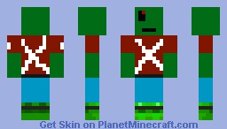 Zombie with one eye! Minecraft Skin