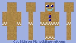 Biscuit man Minecraft Skin