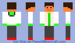 red shoes Minecraft Skin