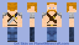 Warrior Chuck Norris Minecraft Skin