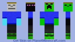 Creepy Monsters Minecraft Skin