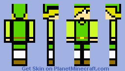Toon Link Minecraft Skin