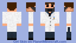 Lab Coat man Minecraft Skin