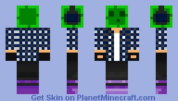 Headset slime Minecraft Skin