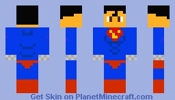 SuperMan Minecraft Skin