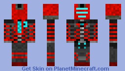Red isaac from Dead Space Minecraft Skin