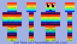 Rainbow Guy Minecraft Skin