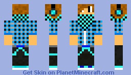 Gangster boy blue Minecraft Skin