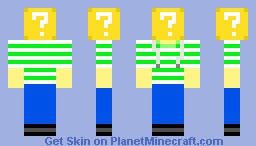 Mario ? head Minecraft Skin