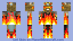 fire king Minecraft Skin