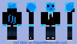 The Blue Slime. Minecraft Skin