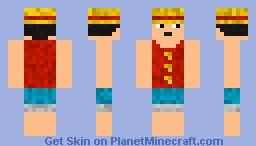 Luffy (One Piece) Minecraft Skin