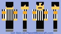 Hockey Referee Skin Minecraft Skin
