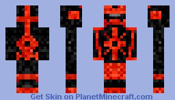 SerbaTroid (Red Minecraft Skin