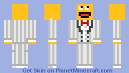 Epic Face in White tux Minecraft Skin