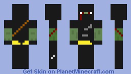Zombie ninja Minecraft Skin