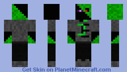 half enderman half creeper Minecraft Skin