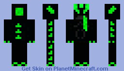 Venomous Alien (spitting out acid) Minecraft Skin