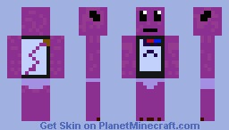 Purple Monkey Dishwasher Minecraft Skin